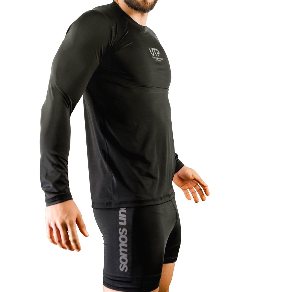 Camiseta Natación “Somos Uno” Negra-Hombre – Tienda UTP